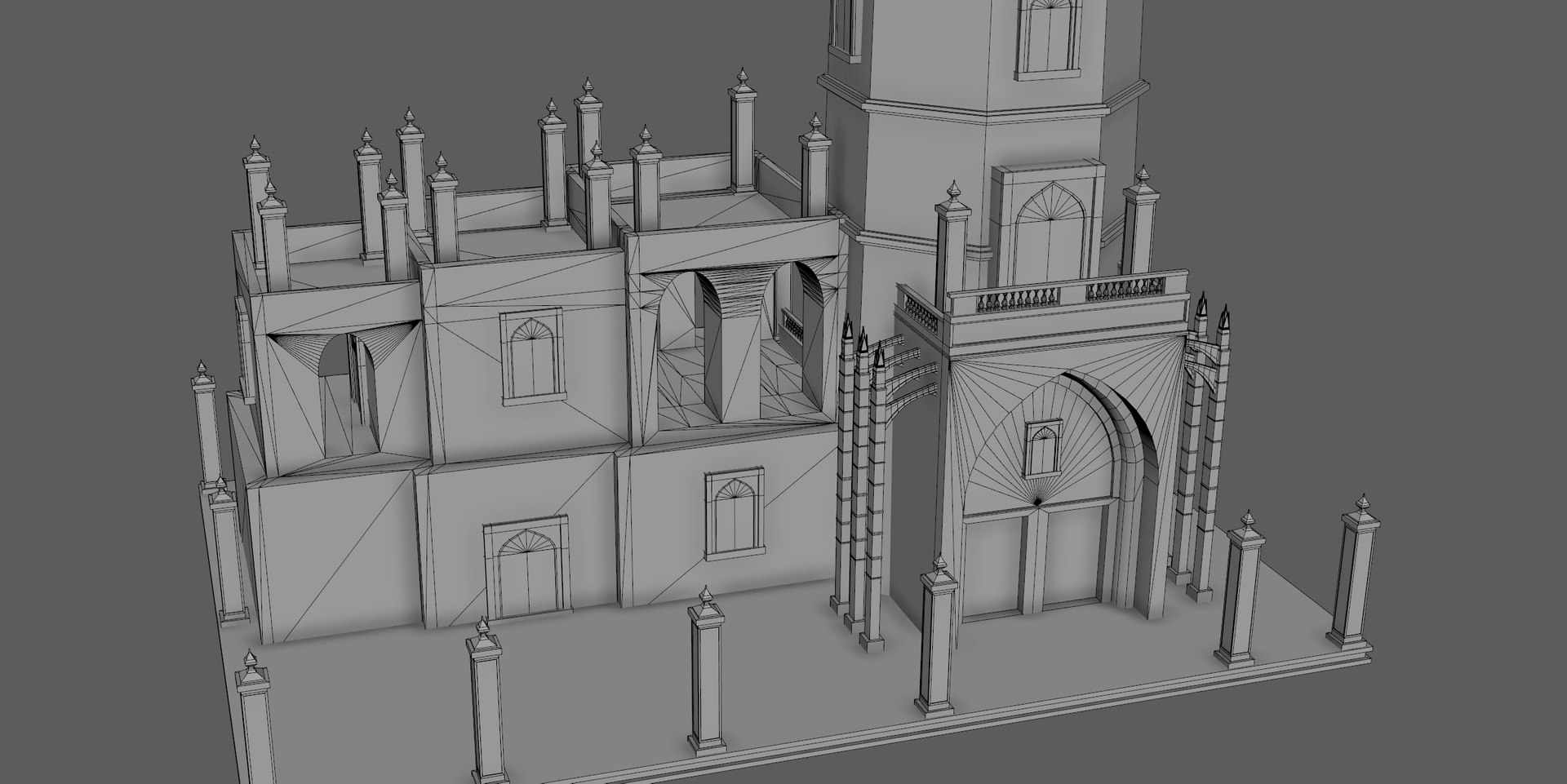 3D Arabic Ancient Building - TurboSquid 2190828