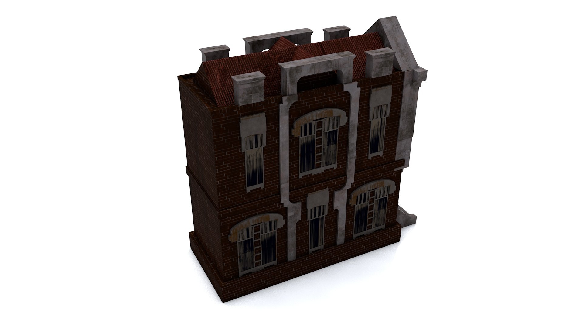 3D Old Building - TurboSquid 1197894