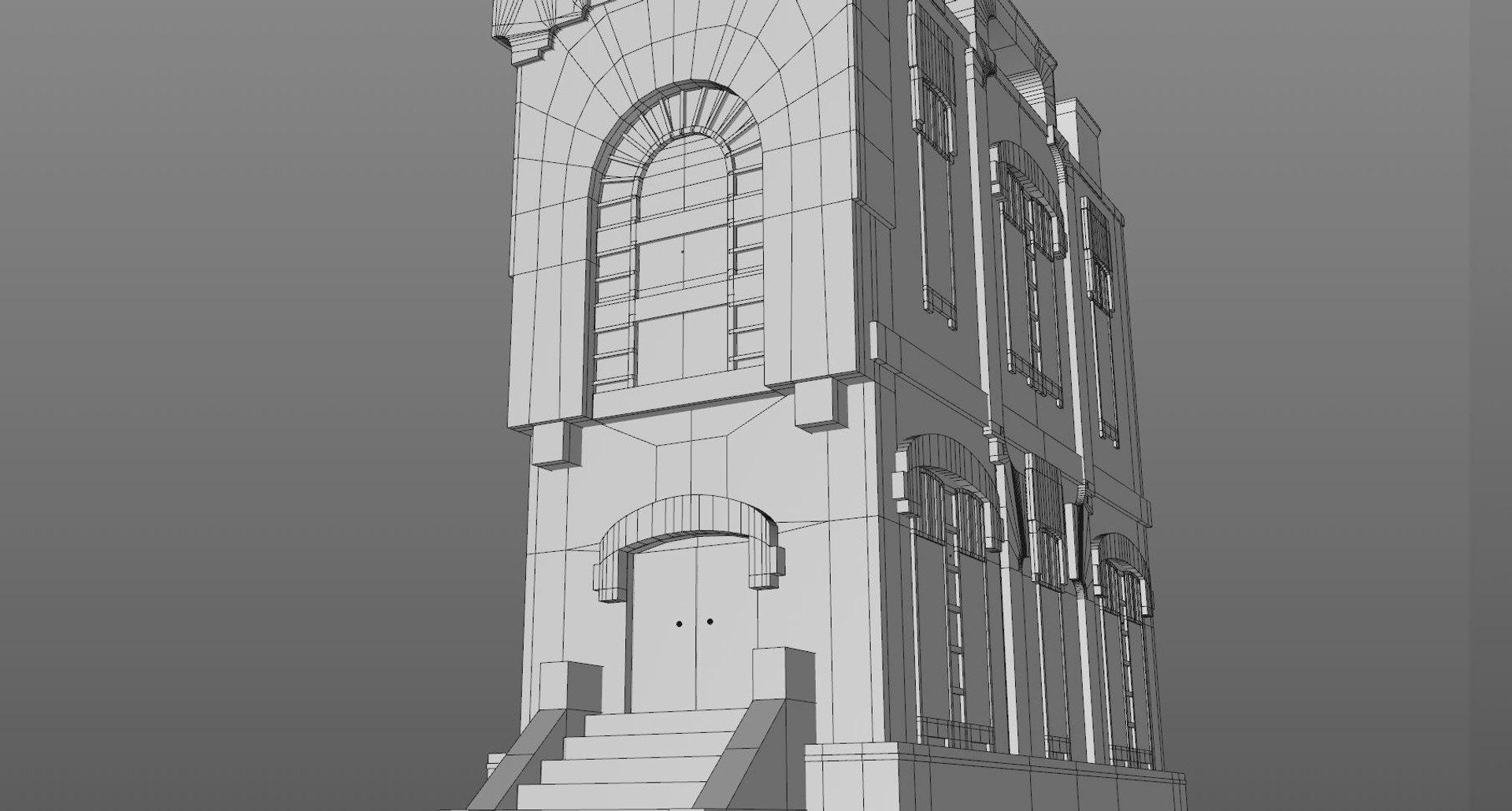 3D Old Building - TurboSquid 1197894