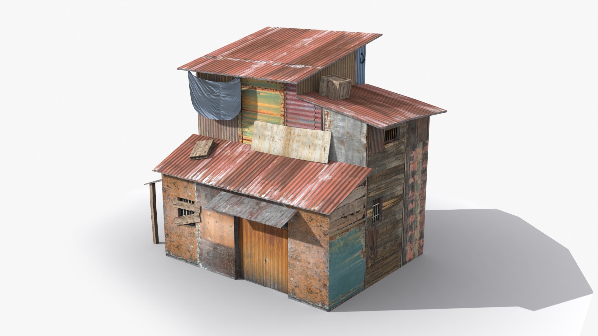 3D Slum X11 Model - TurboSquid 2009557