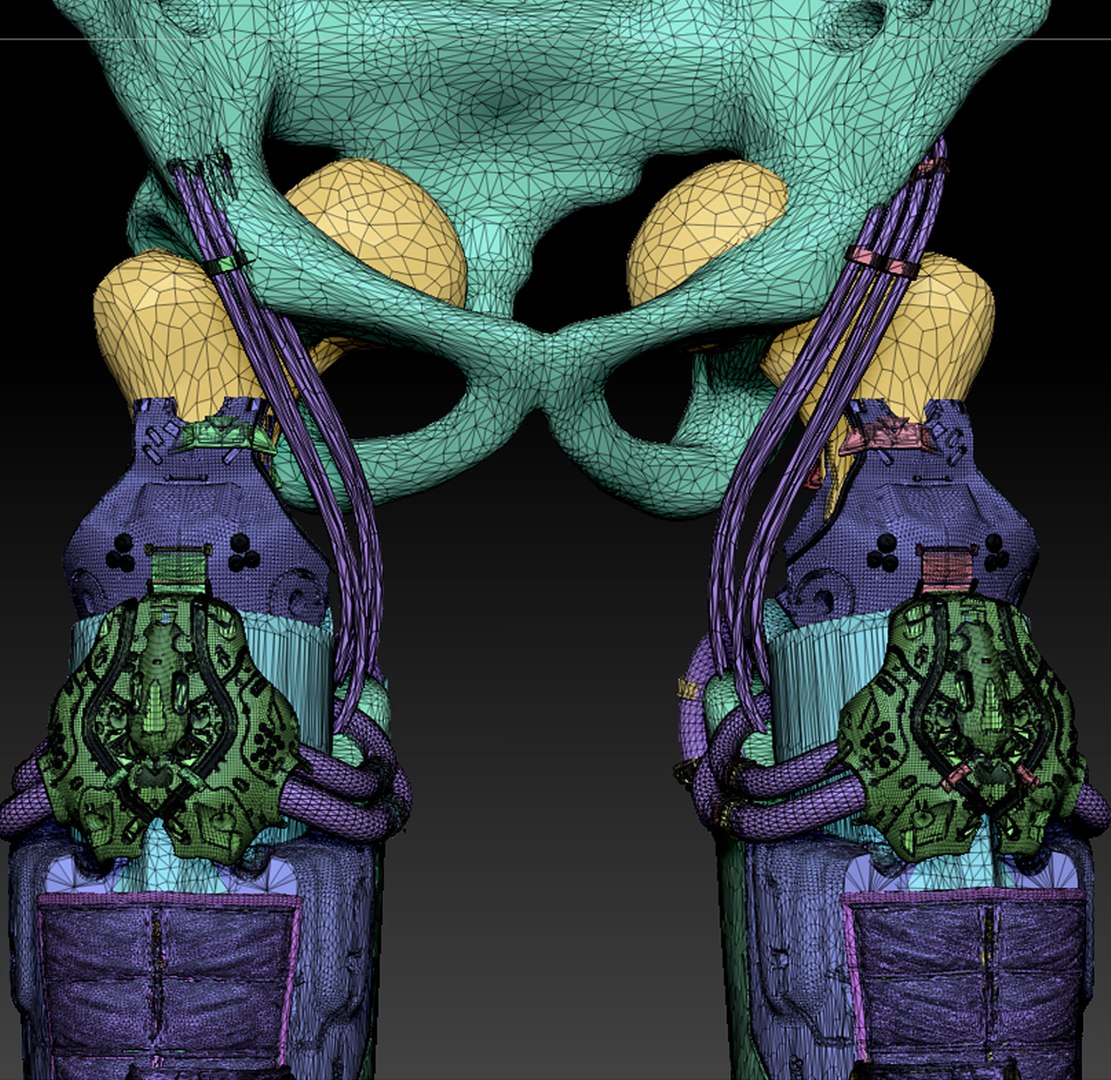 Robot Legs Model - TurboSquid 1693807