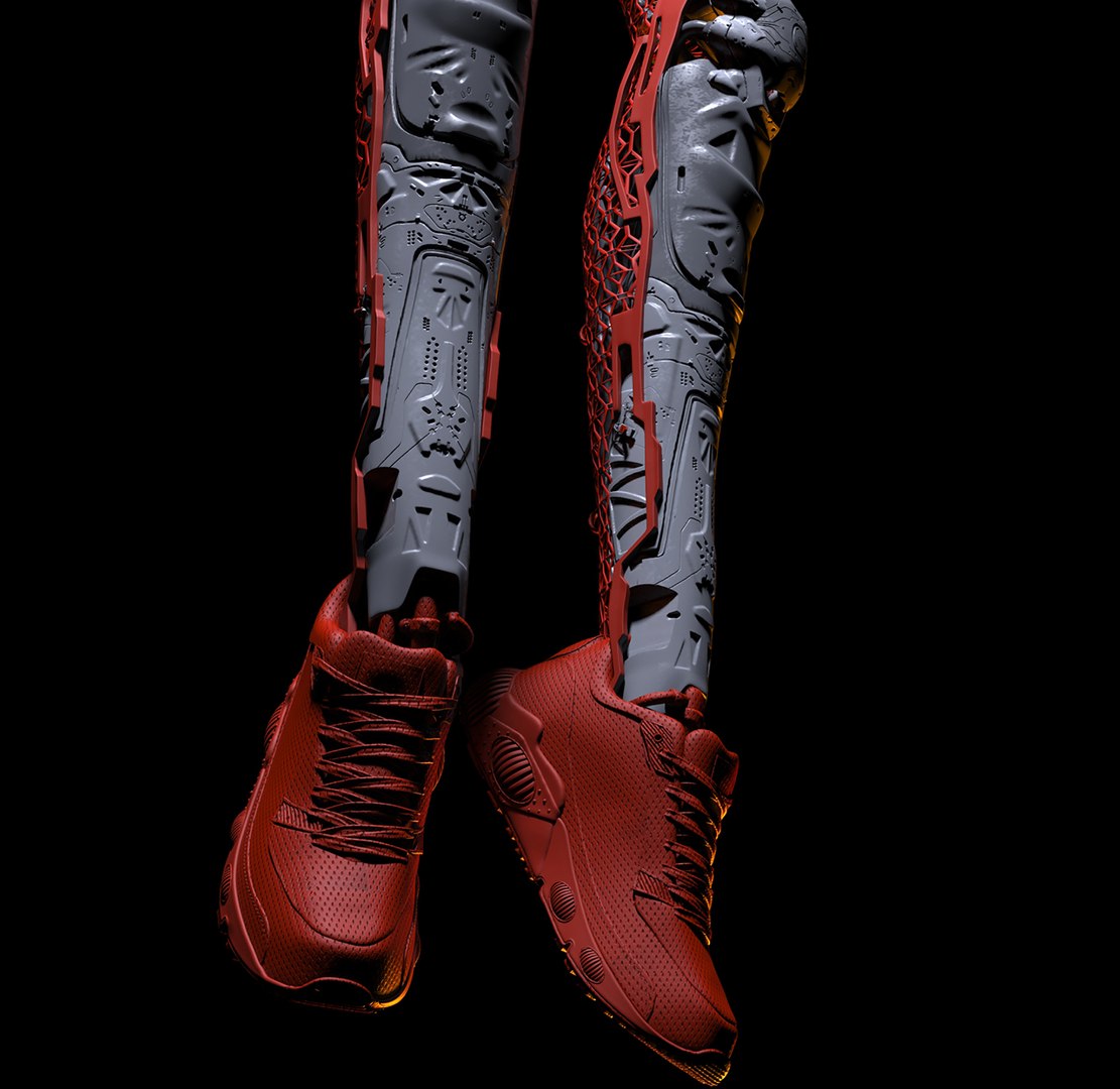 Robot Legs Model - TurboSquid 1693807