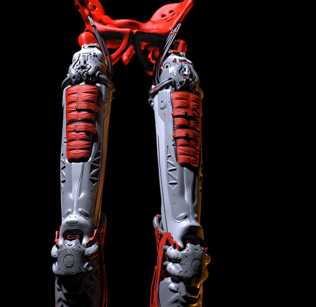 Robot Legs Model - TurboSquid 1693807