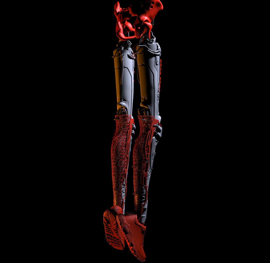 Robot Legs Model - TurboSquid 1693807