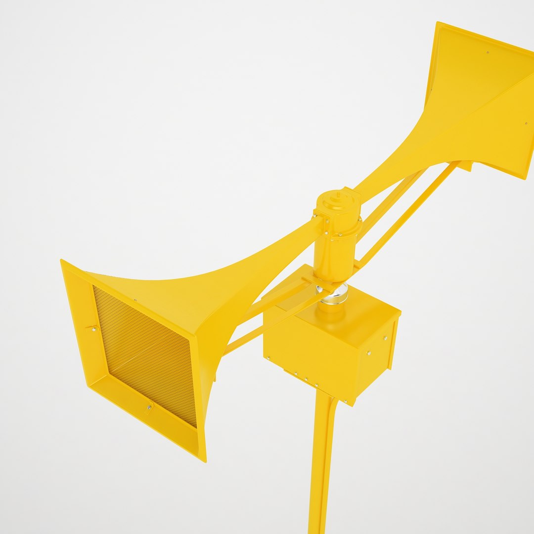 Emergency Tornado Siren Model - TurboSquid 1433363