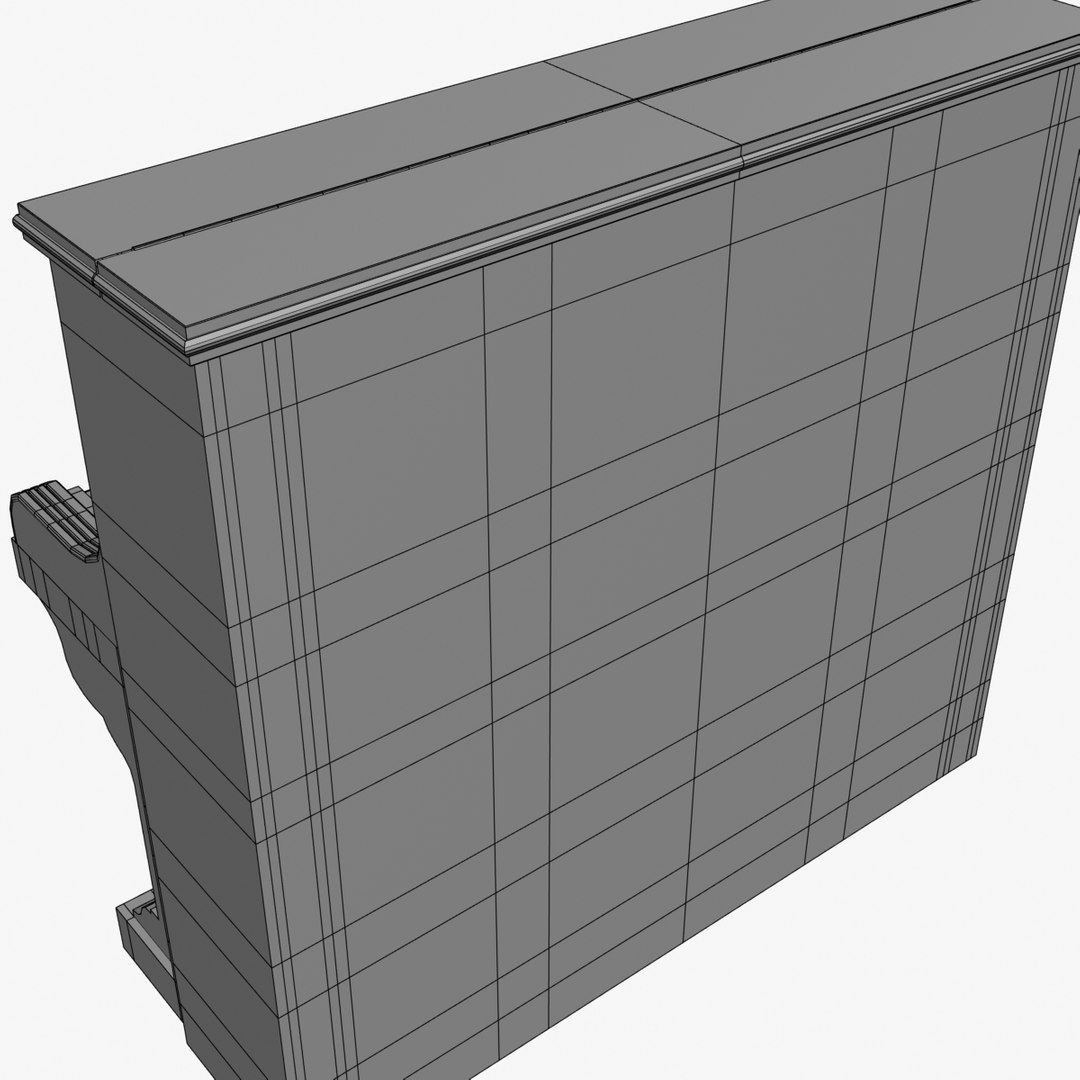 chappel upright piano 3d model
