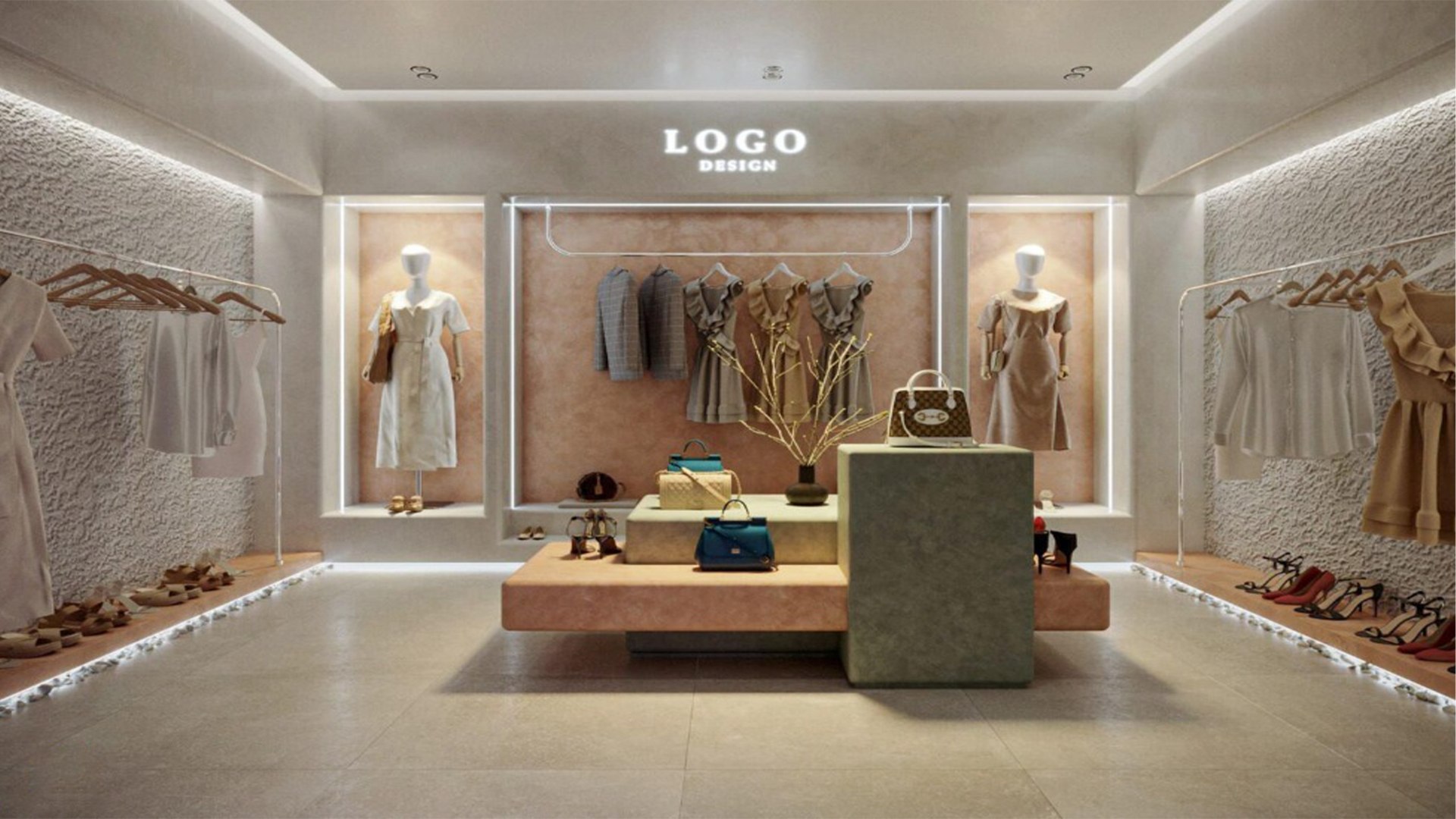 Clothes Shop Of Sneech 01 - MAX FBX OBJ SKP Simlab Collada Model ...