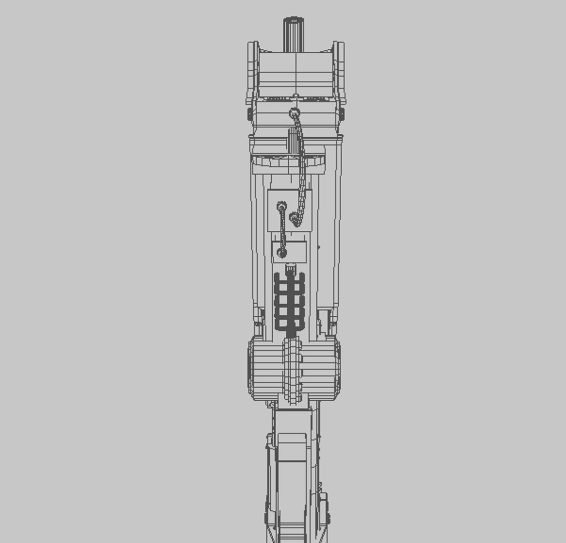 3d Model High-poly Gun