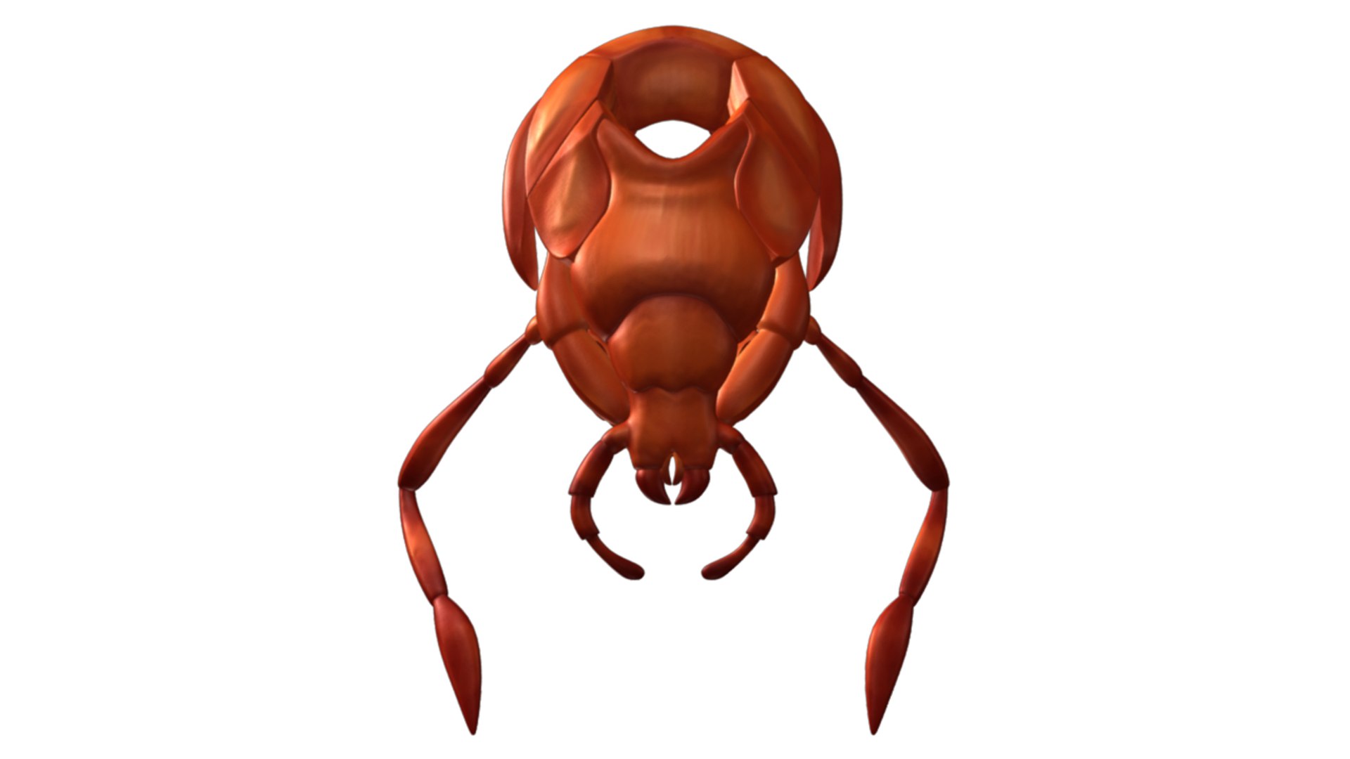 3d Model Mouth Parts Cockroach