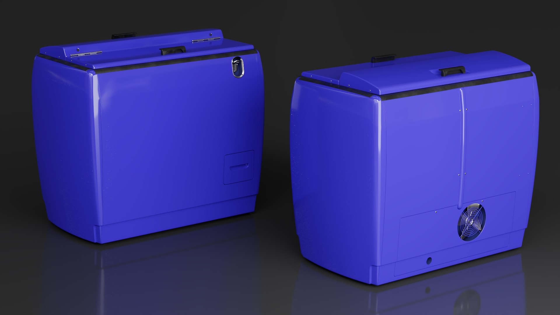 3D Vintage Cooler For Carbonated Drink - TurboSquid 2248545