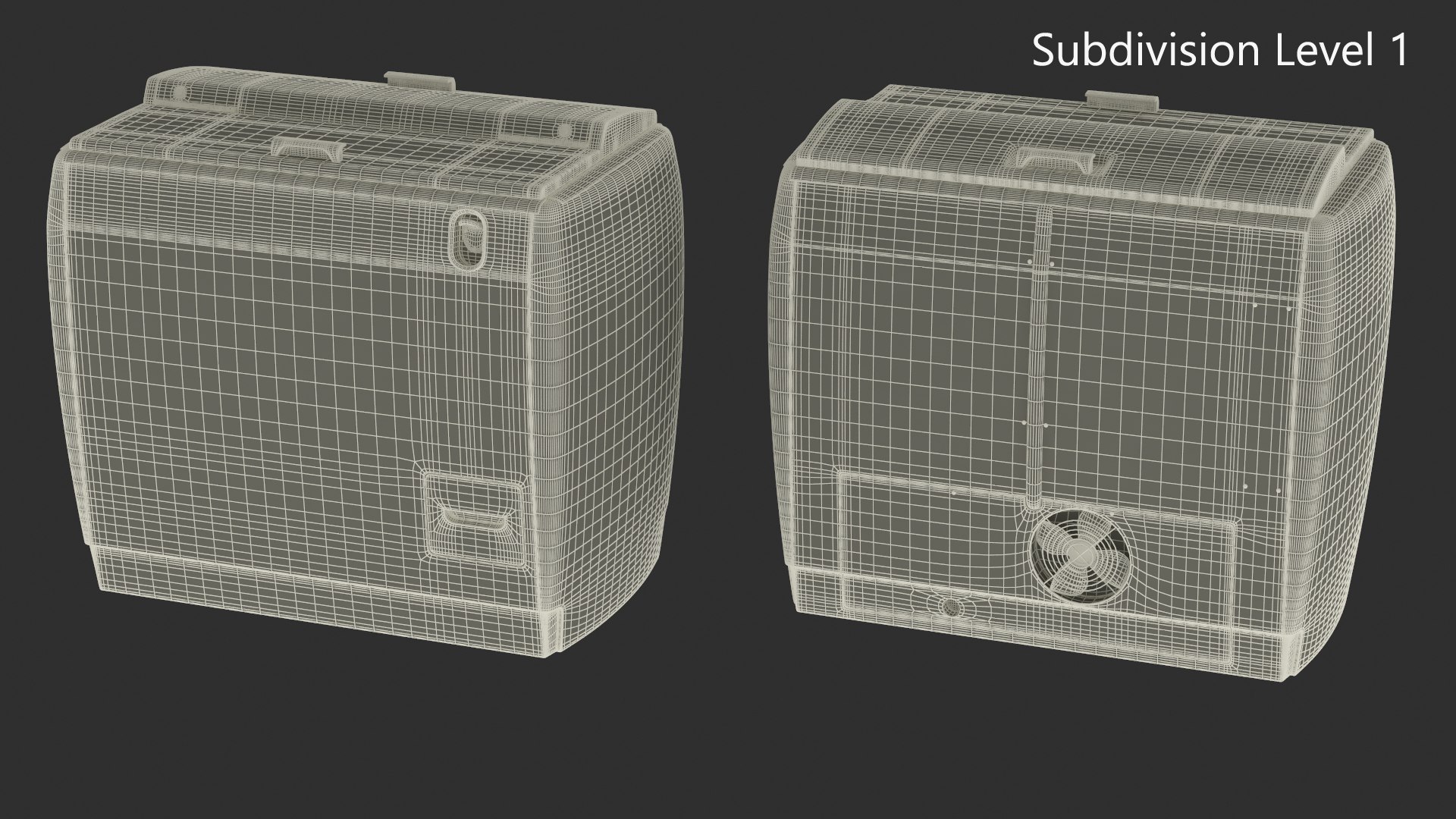 3D Vintage Cooler For Carbonated Drink - TurboSquid 2248545