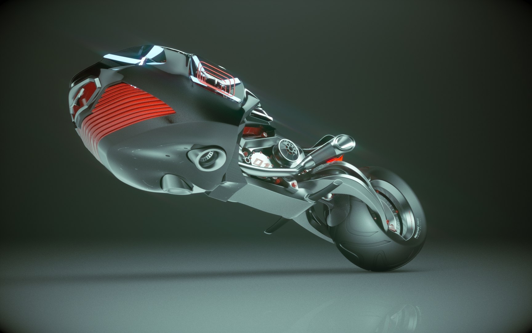 3D T Bike One Wheel 03 Model - TurboSquid 1882549