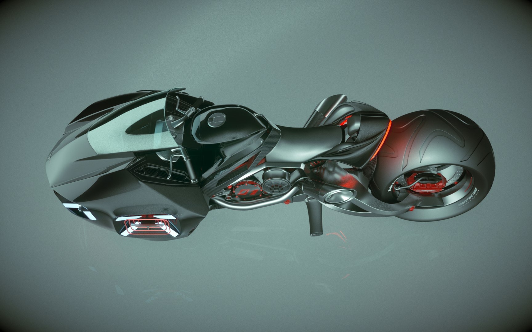 3D T Bike One Wheel 03 Model - TurboSquid 1882549