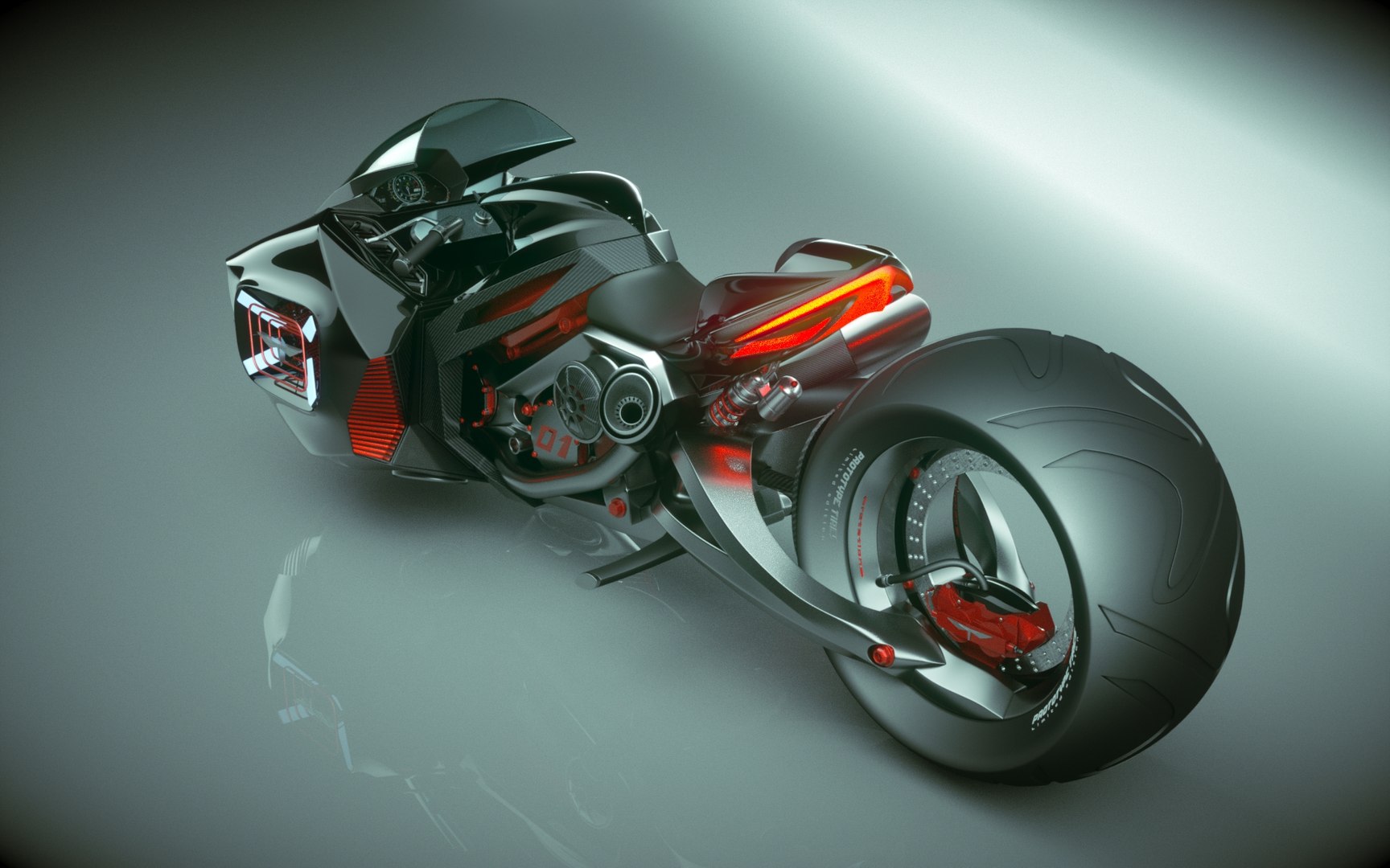 3D T Bike One Wheel 03 Model - TurboSquid 1882549