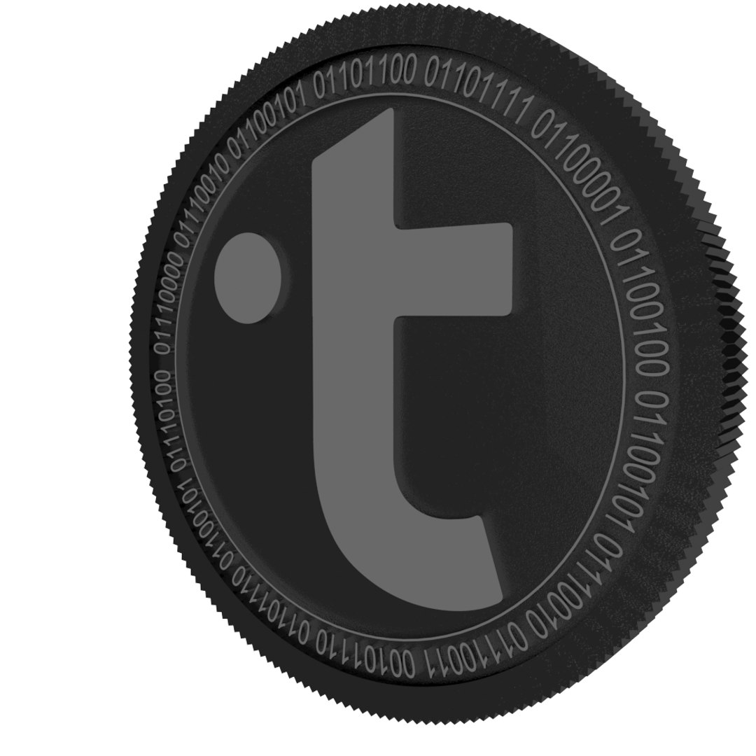 3D Tokencard Black Coin - TurboSquid 1628452