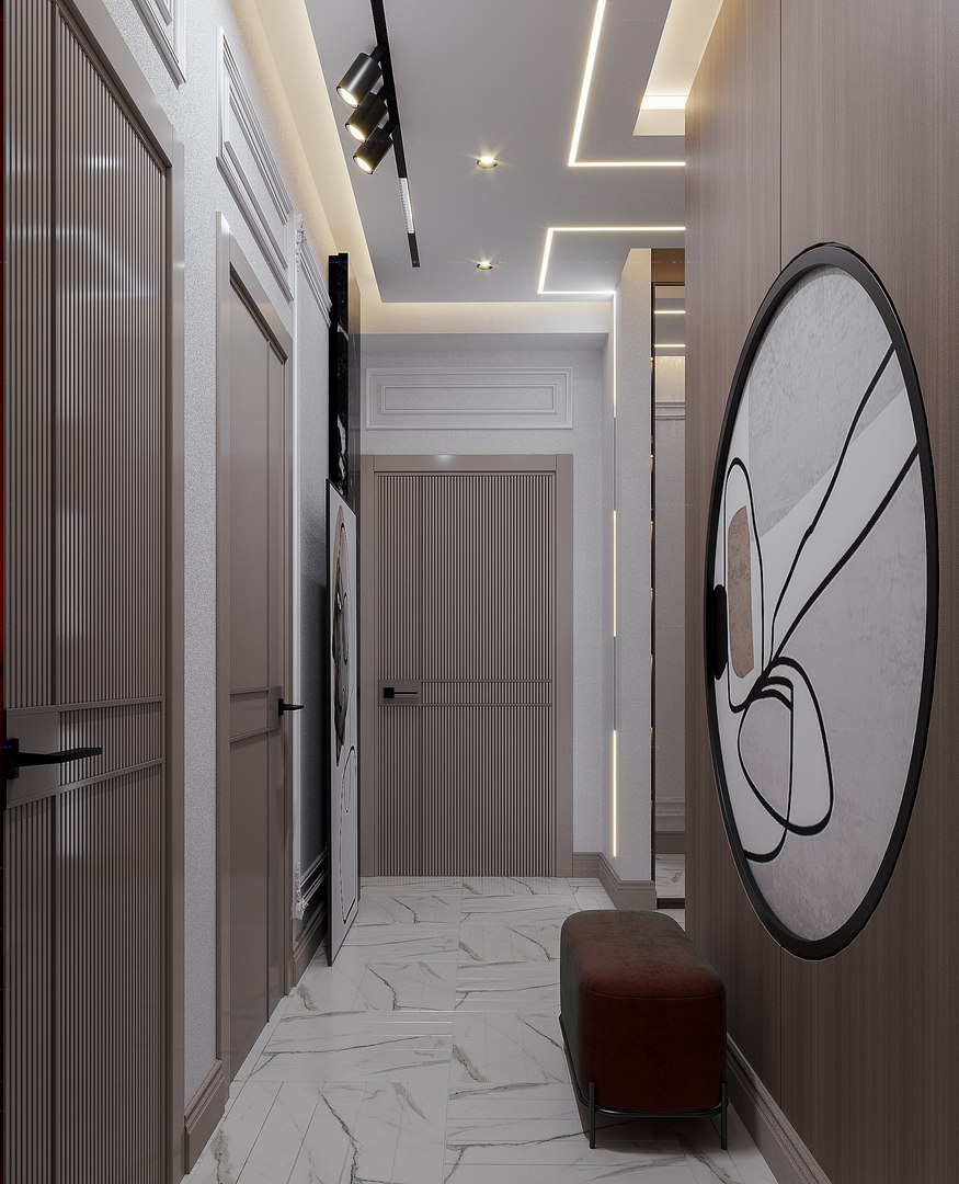 Corridor Interior Design 3D Model - TurboSquid 2346755