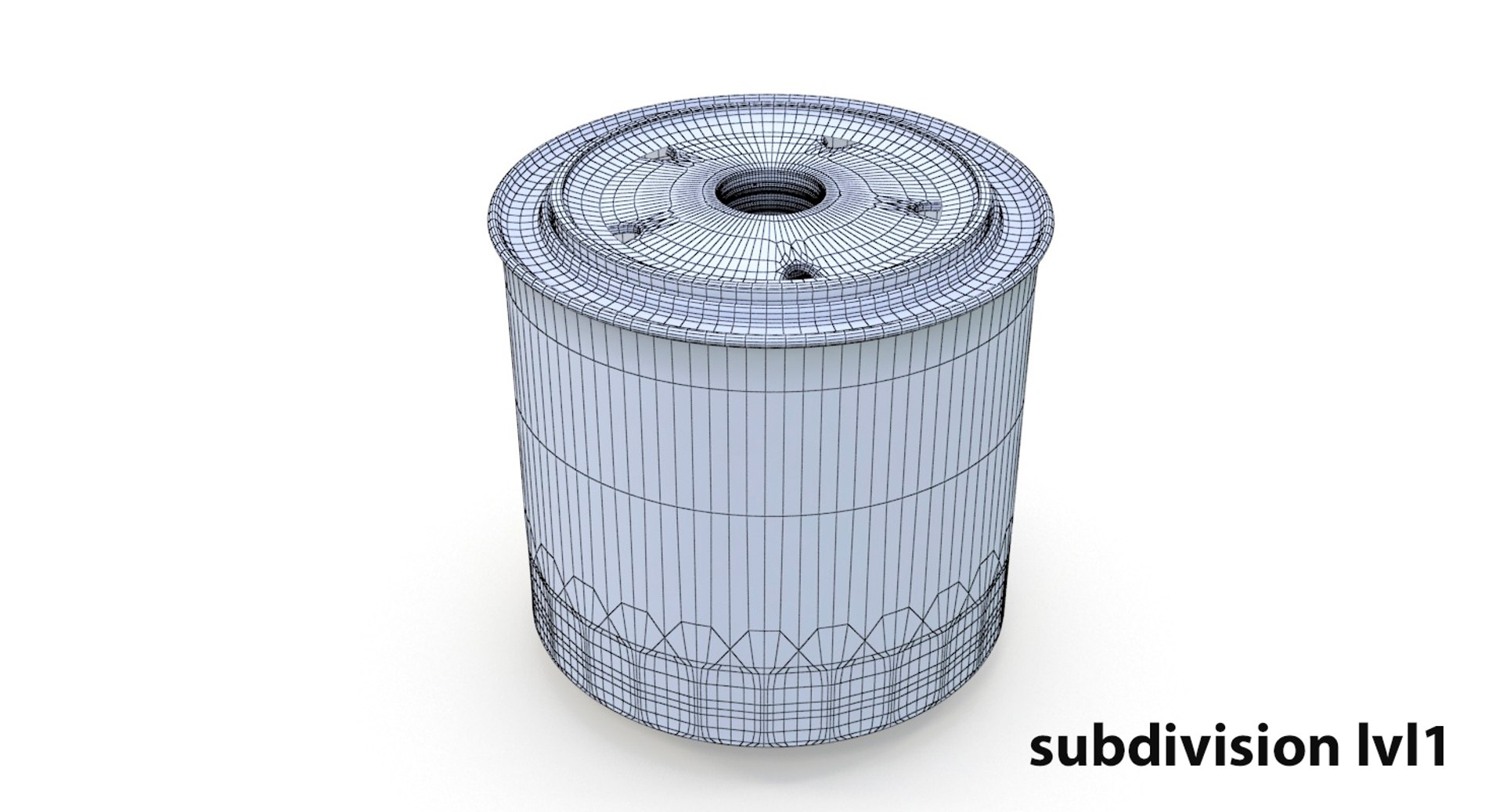 3D oil filter - TurboSquid 1316369
