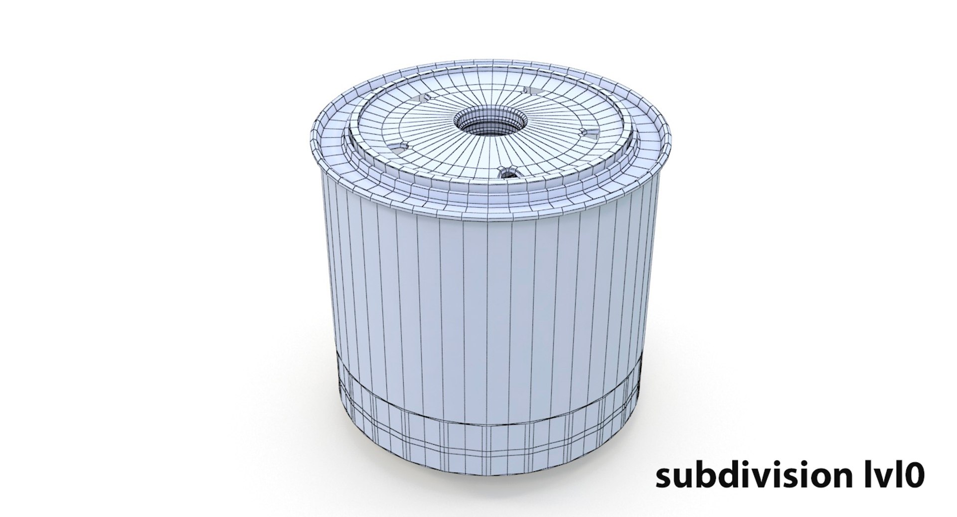 3D oil filter - TurboSquid 1316369