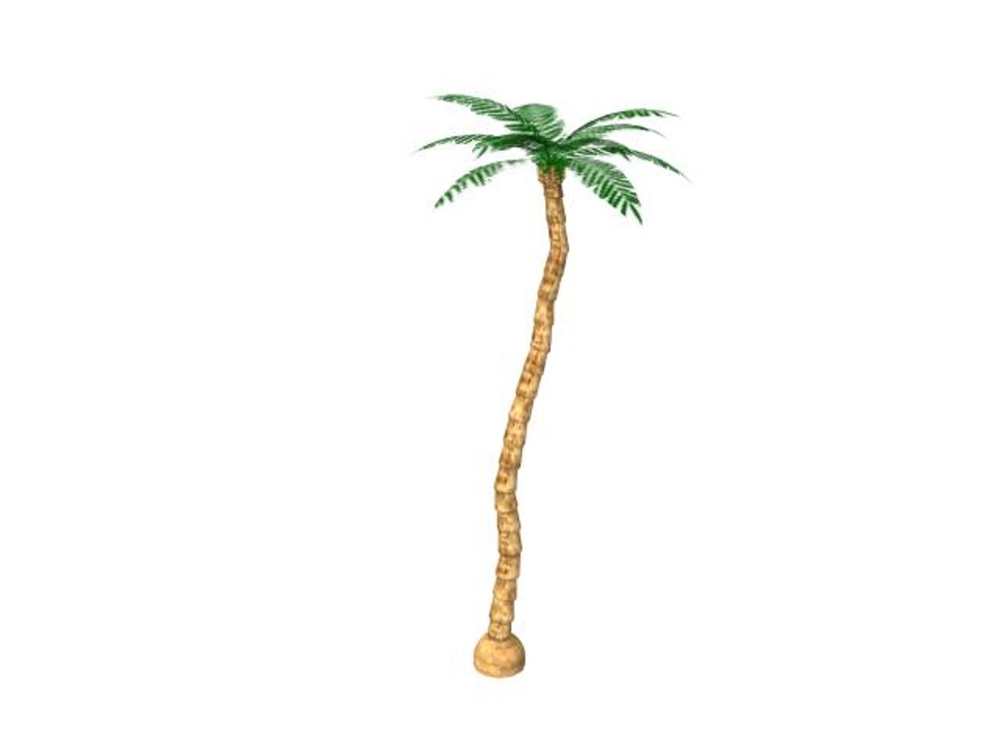 Free Obj Model Palm Tree