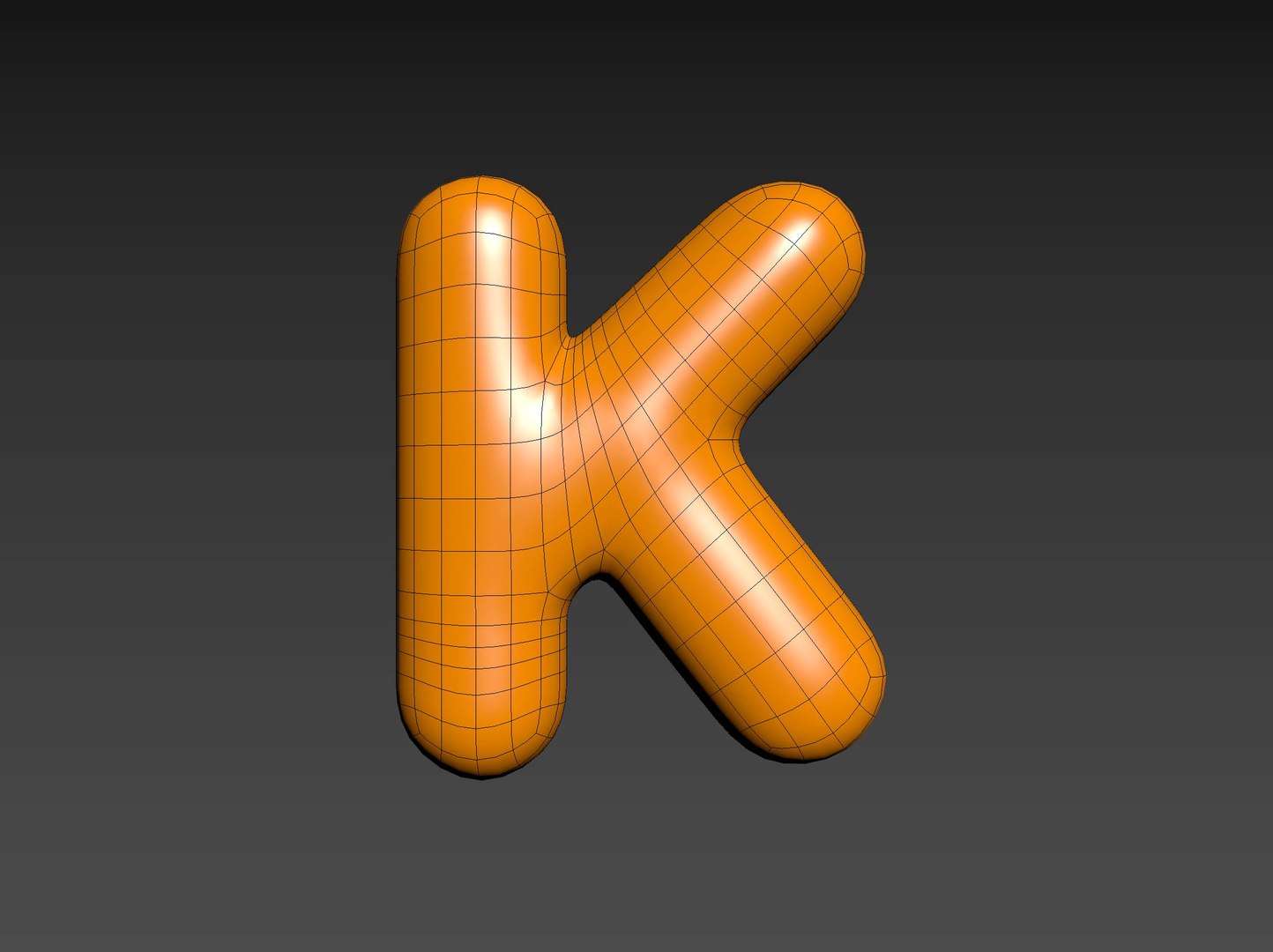 3D K Alphabet Model - TurboSquid 2302226