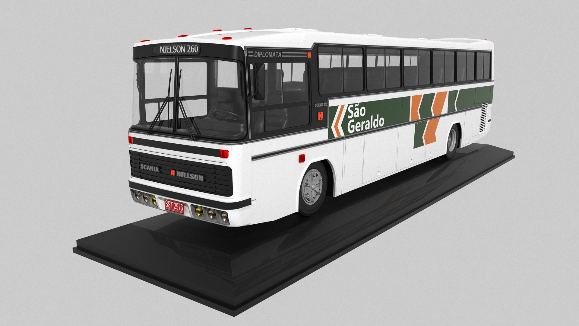 3D Model NIELSON DIPLOMATA 260 BR-116 - TurboSquid 2053472