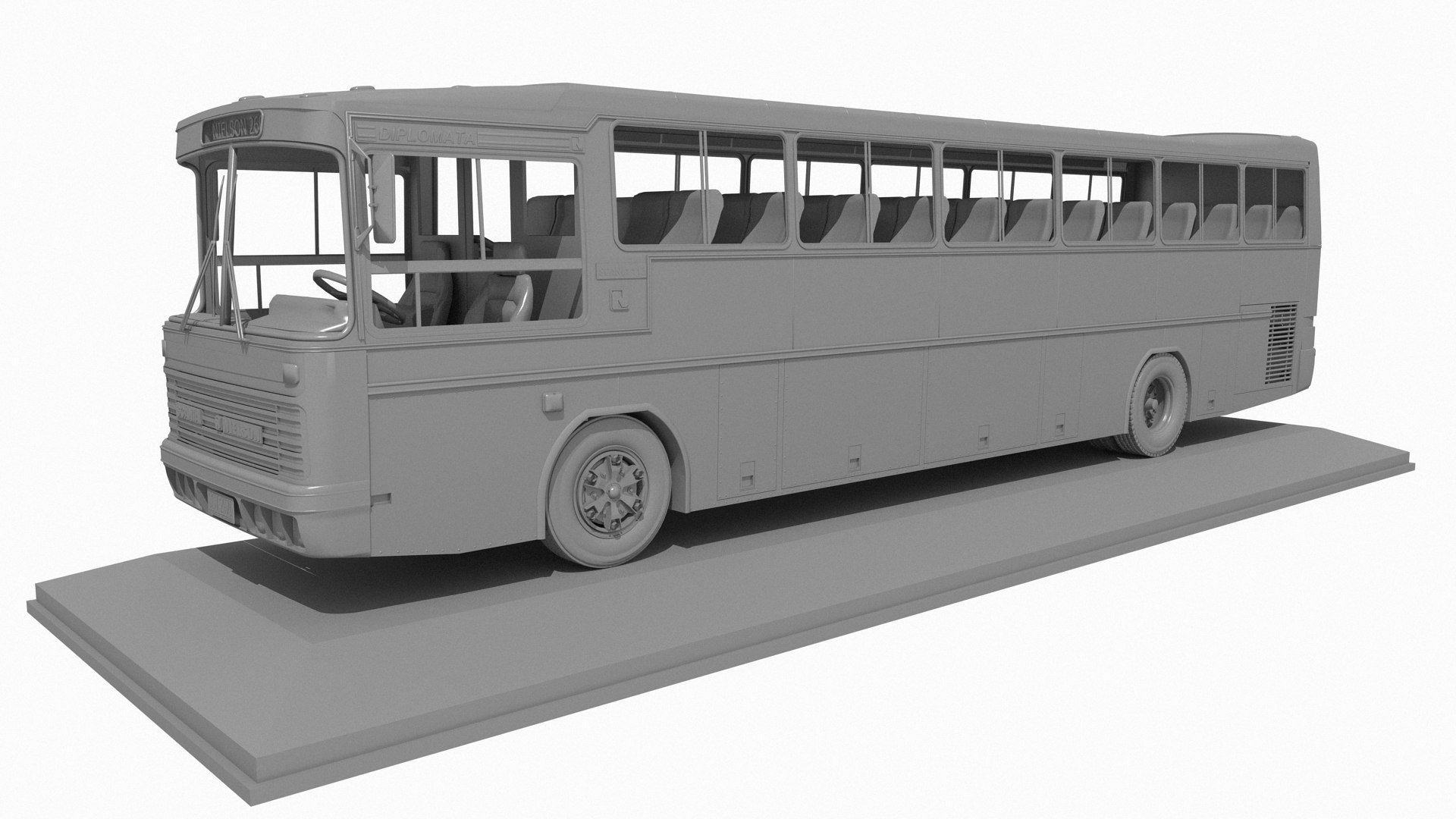 3D Model NIELSON DIPLOMATA 260 BR-116 - TurboSquid 2053472