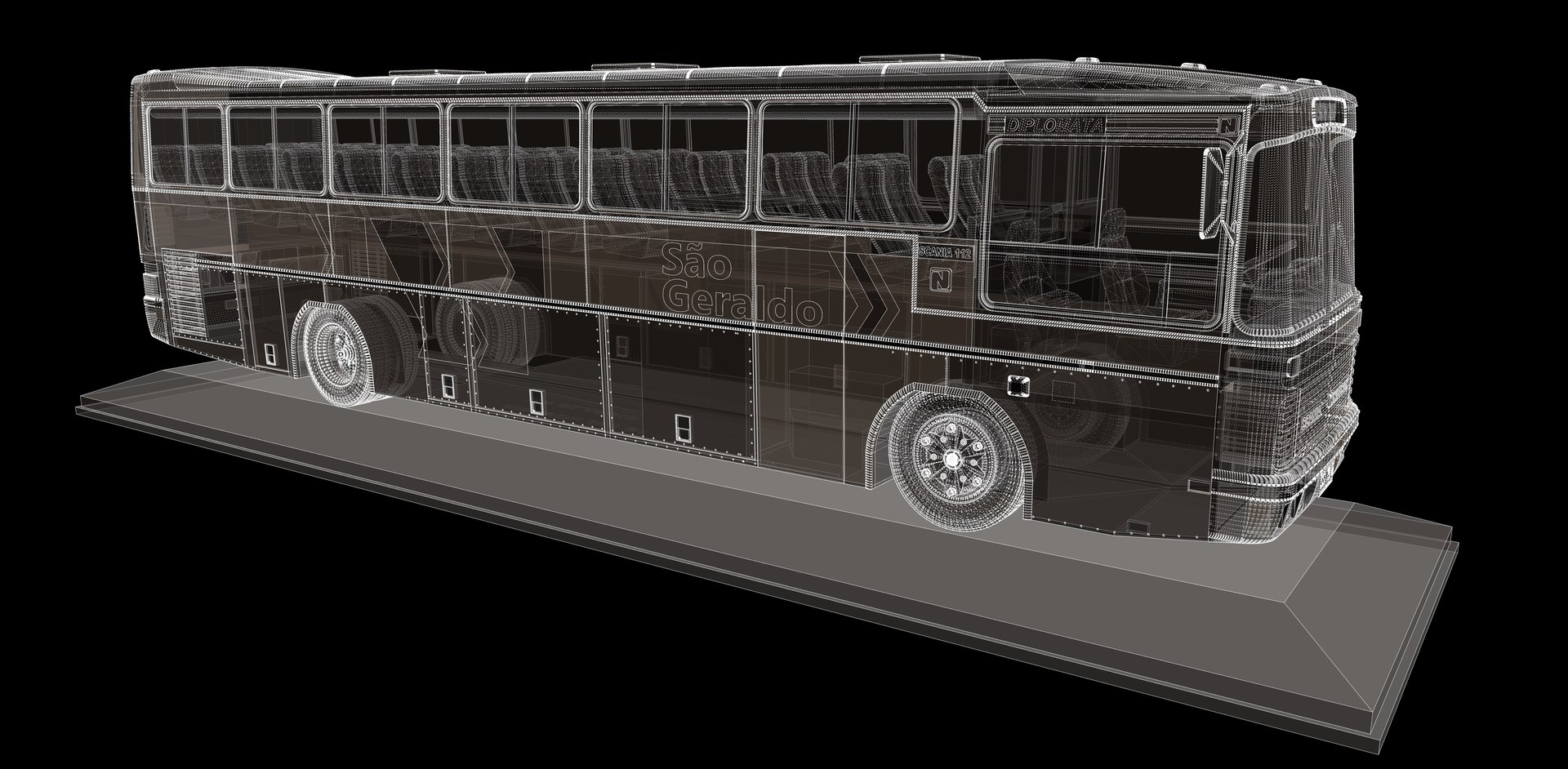 3D Model NIELSON DIPLOMATA 260 BR-116 - TurboSquid 2053472