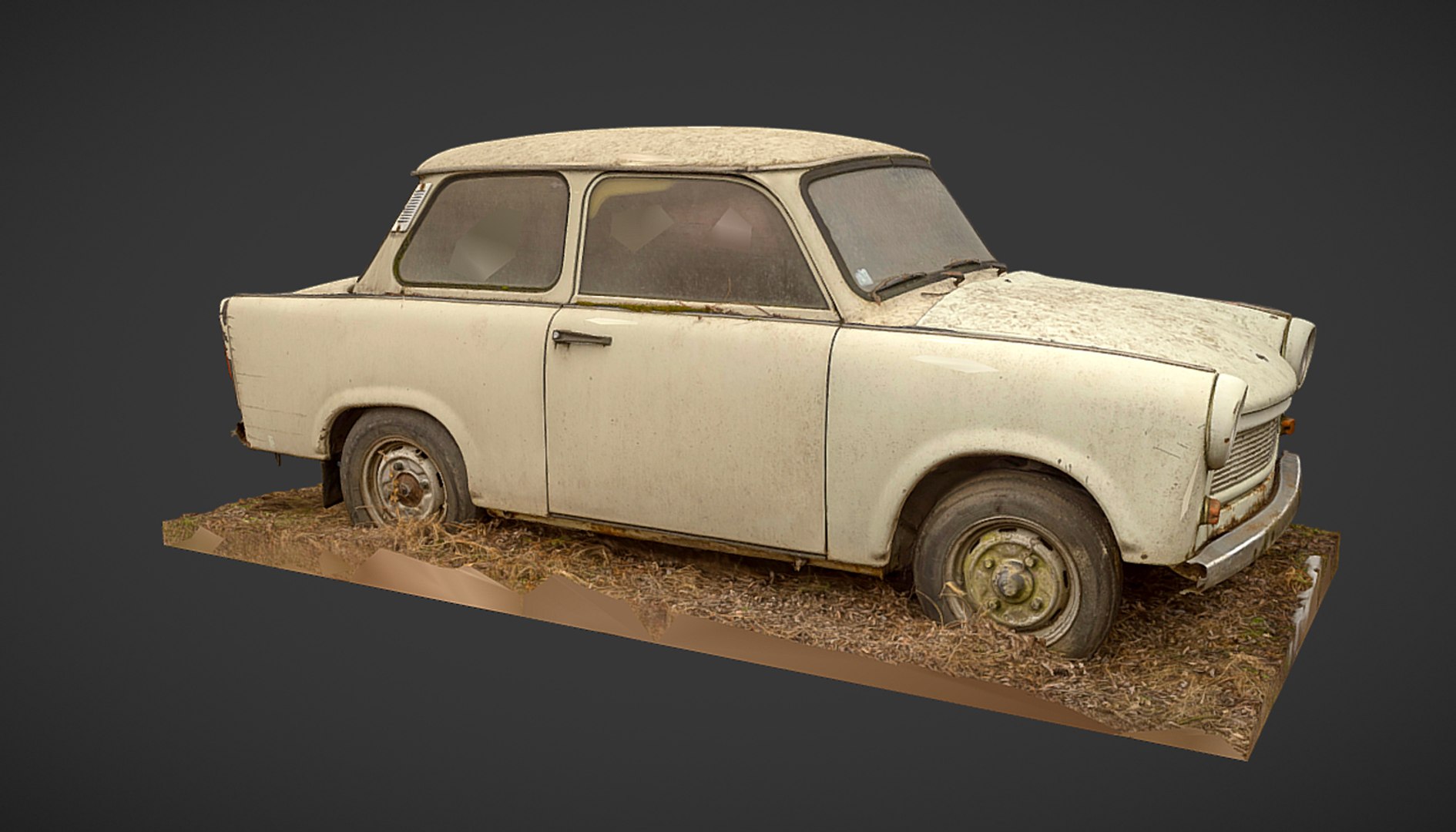 Trabant Vintage Super Car Model - TurboSquid 1270790