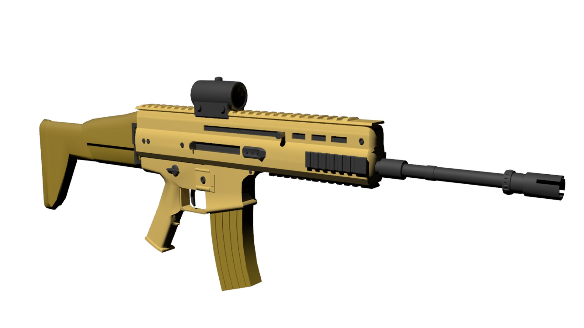 scar l - 3d max
