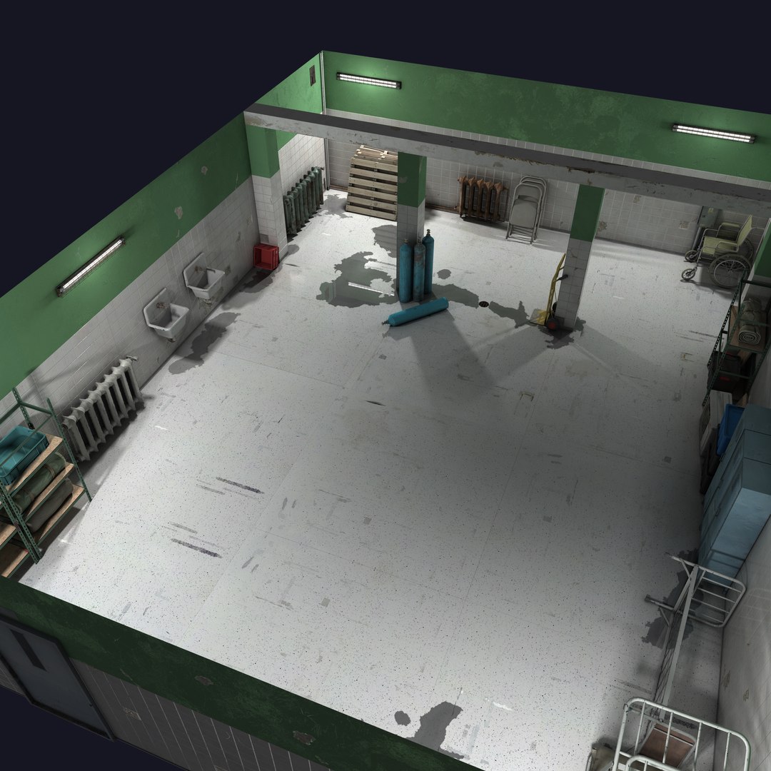 Hospital Basement Storage 3D - TurboSquid 1902631