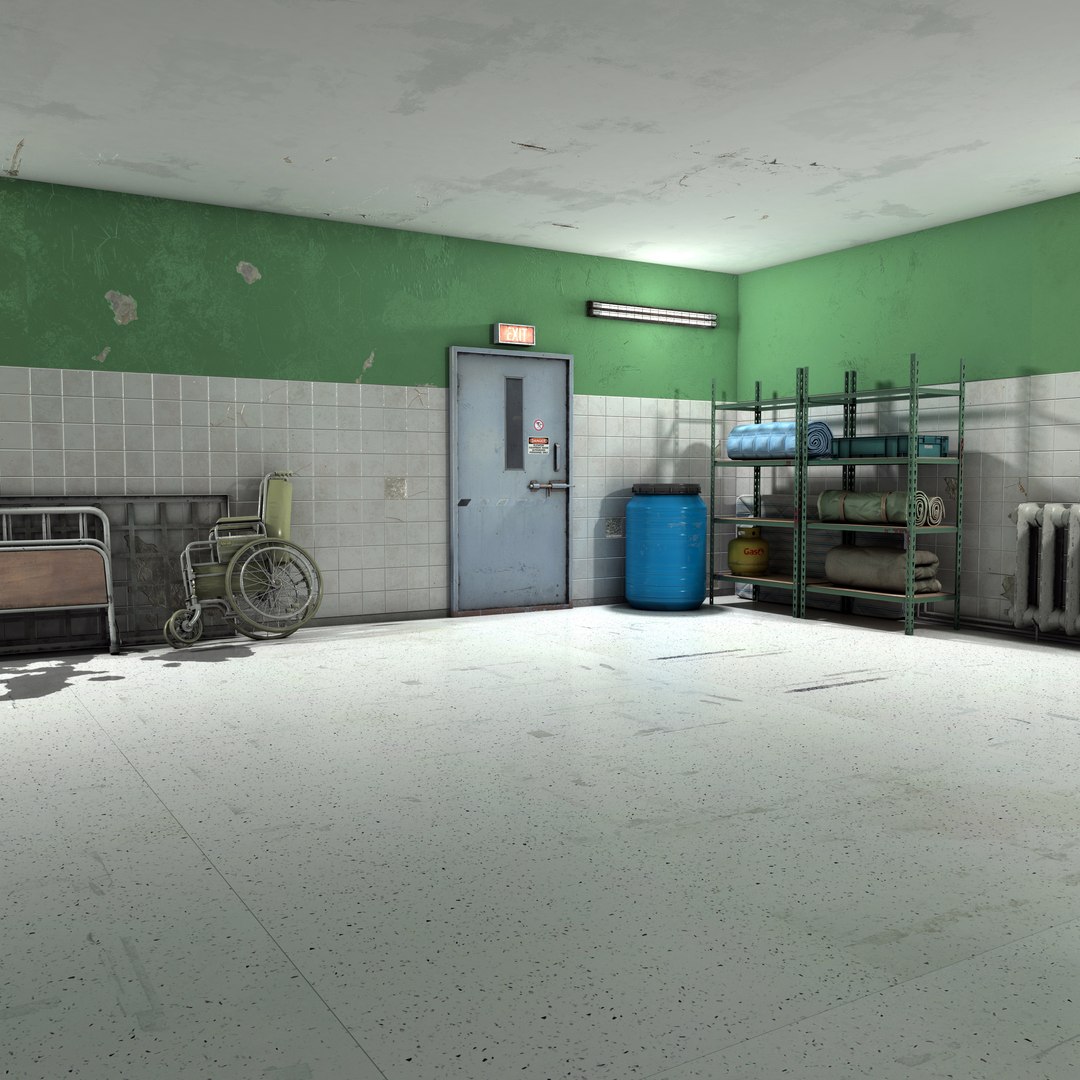 Hospital Basement Storage 3D - TurboSquid 1902631
