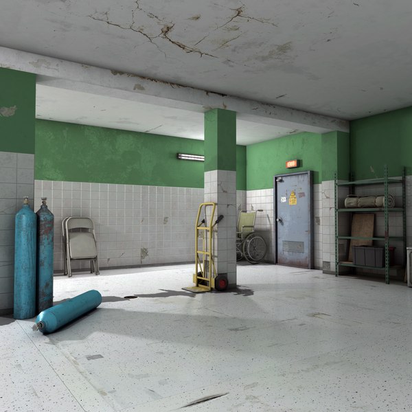 Hospital Basement Storage 3D - TurboSquid 1902631