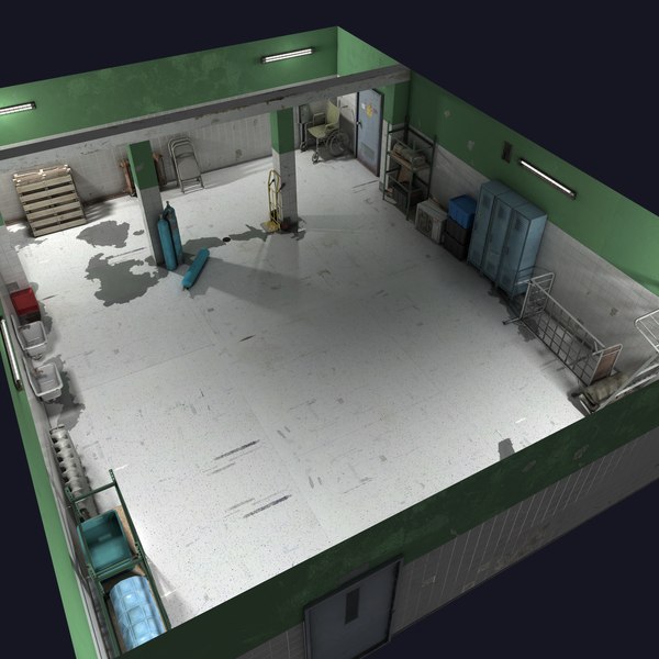 Hospital Basement Storage 3D - TurboSquid 1902631