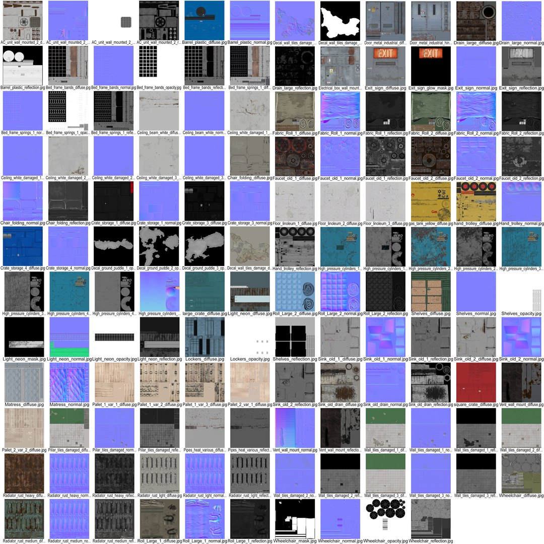 Hospital Basement Storage 3D - TurboSquid 1902631