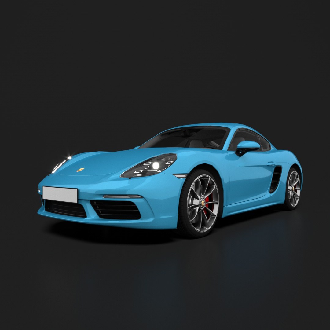 Porsche 718 Cayman Sc4d 3D Model - TurboSquid 2422187