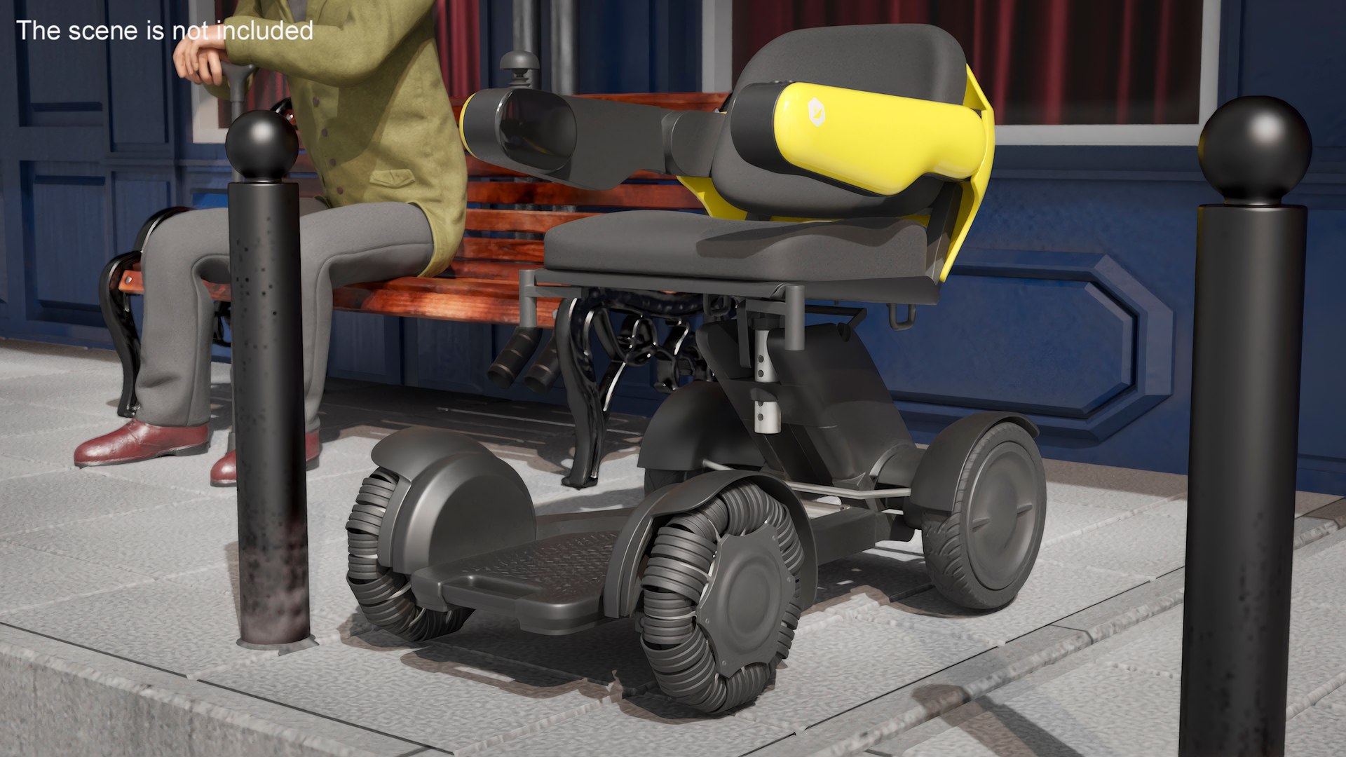 3D Model JBH Advanced Mobility Chair - TurboSquid 2308471