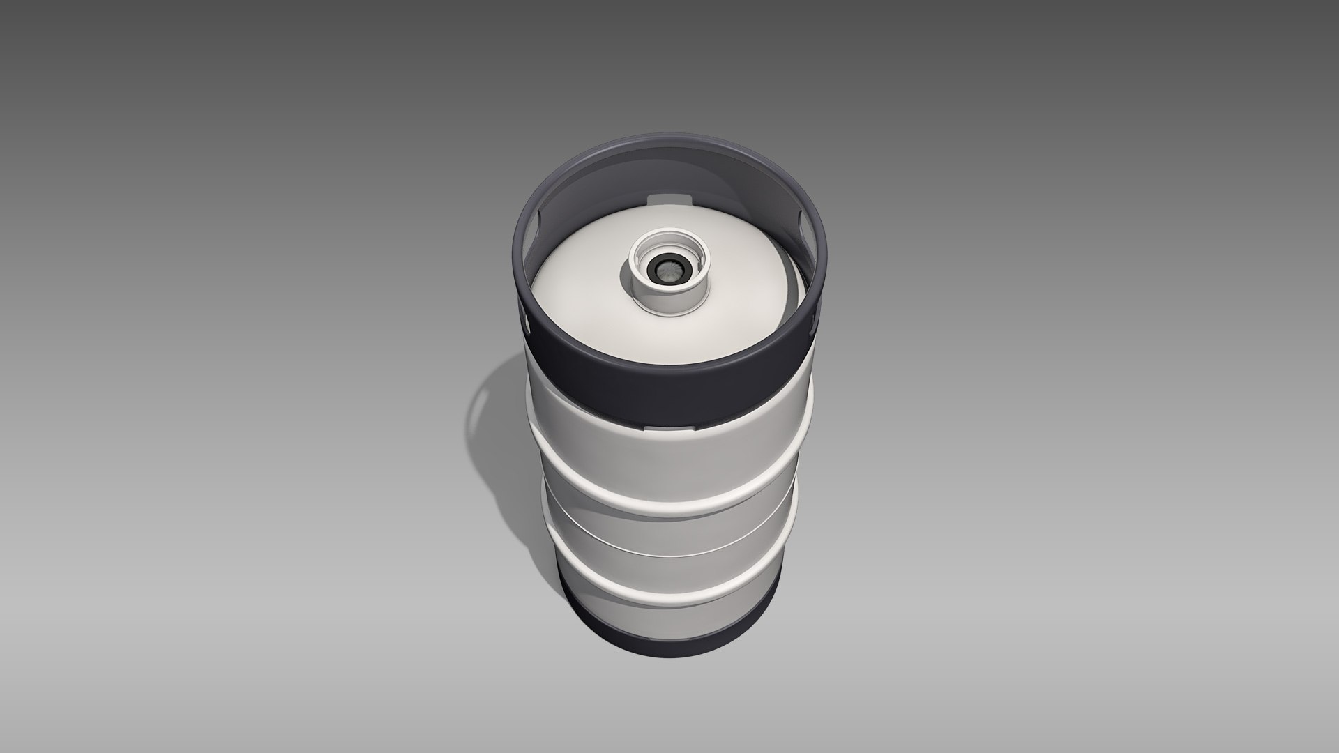 Keg Slim Quarter Barrel 3D Model - TurboSquid 1618107