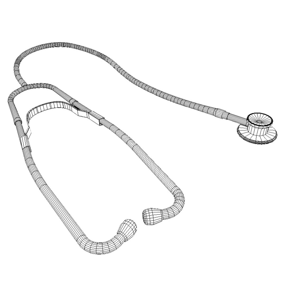 3d Stethoscope Medical Doctor Model