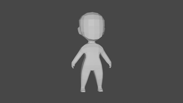 modelo 3d Modelo base chibi modelo 3d - TurboSquid 2212566