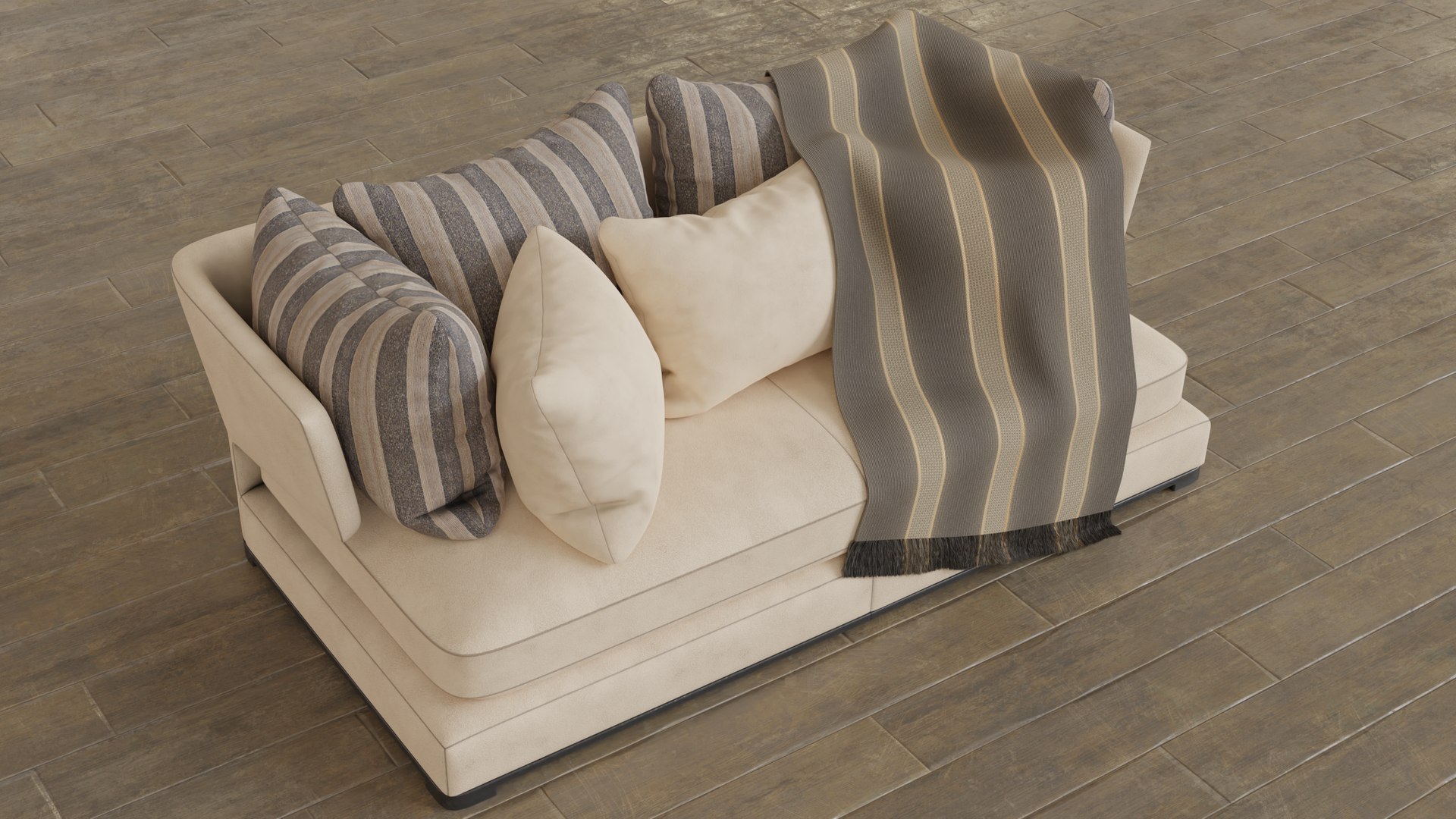 3D Amoenus Soft Rectangular Sofa - TurboSquid 1970237