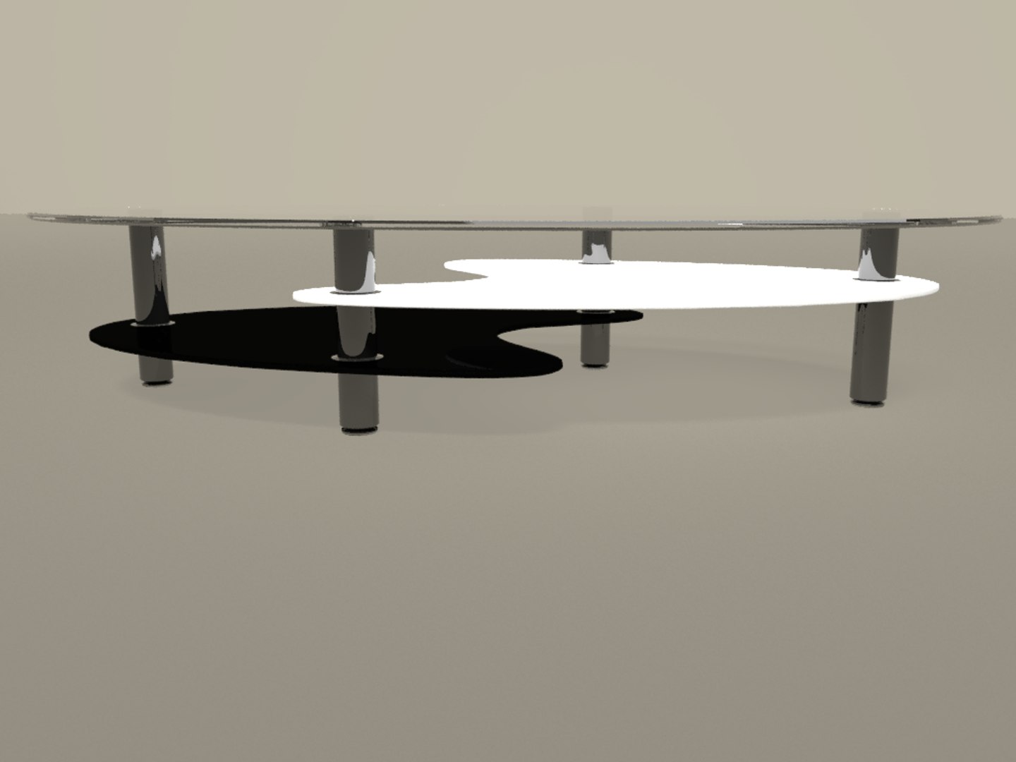 3D yin yang table - TurboSquid 1402192