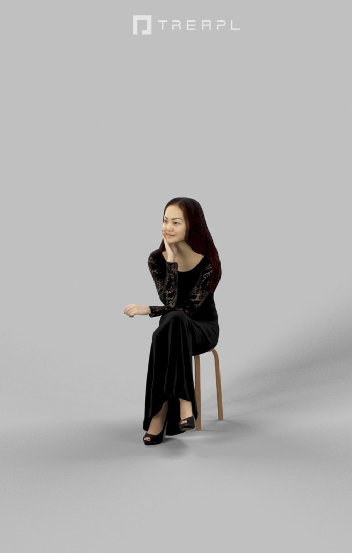 3D paula female fancy model - TurboSquid 1350593