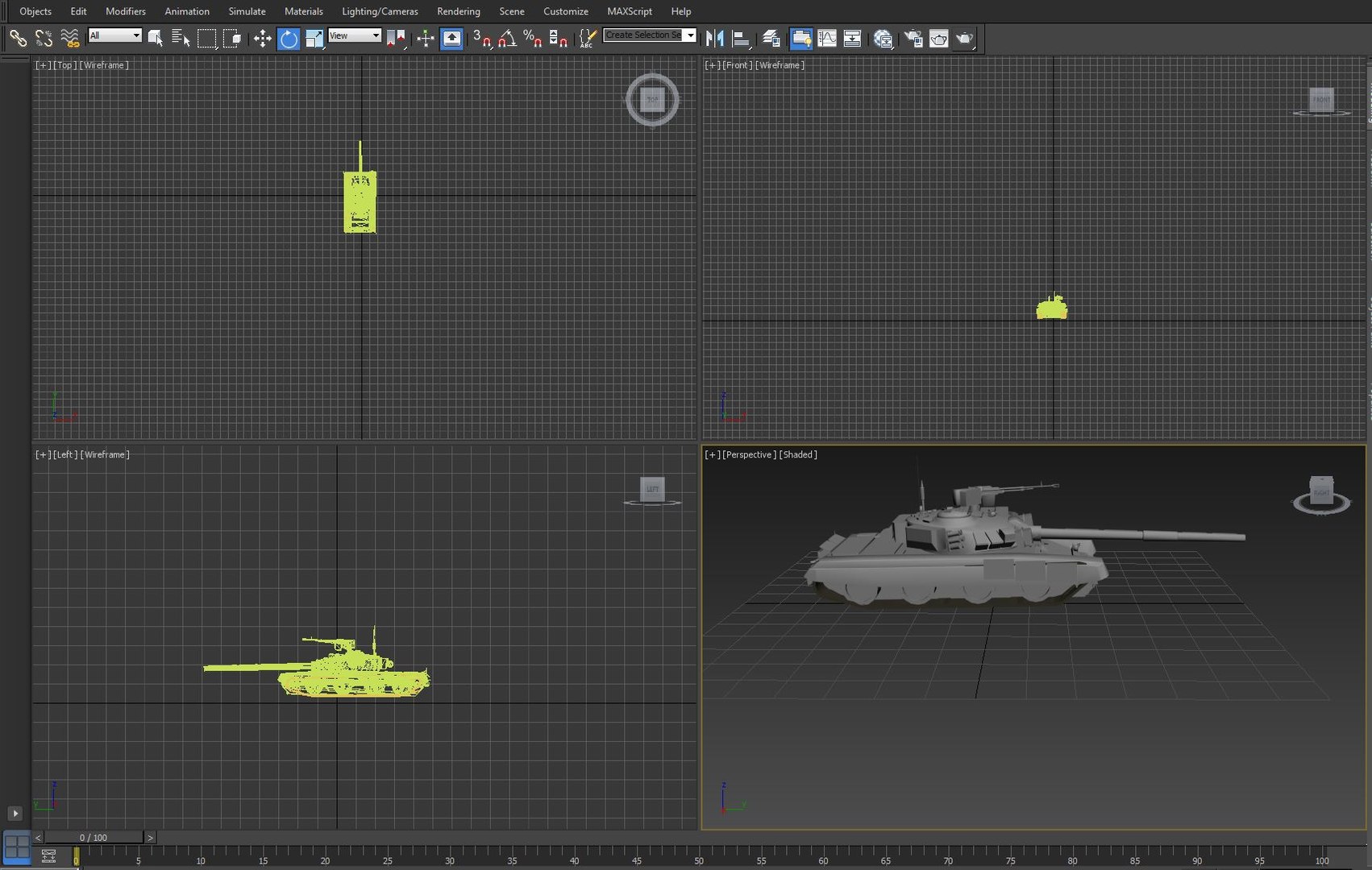 3d Tank Model