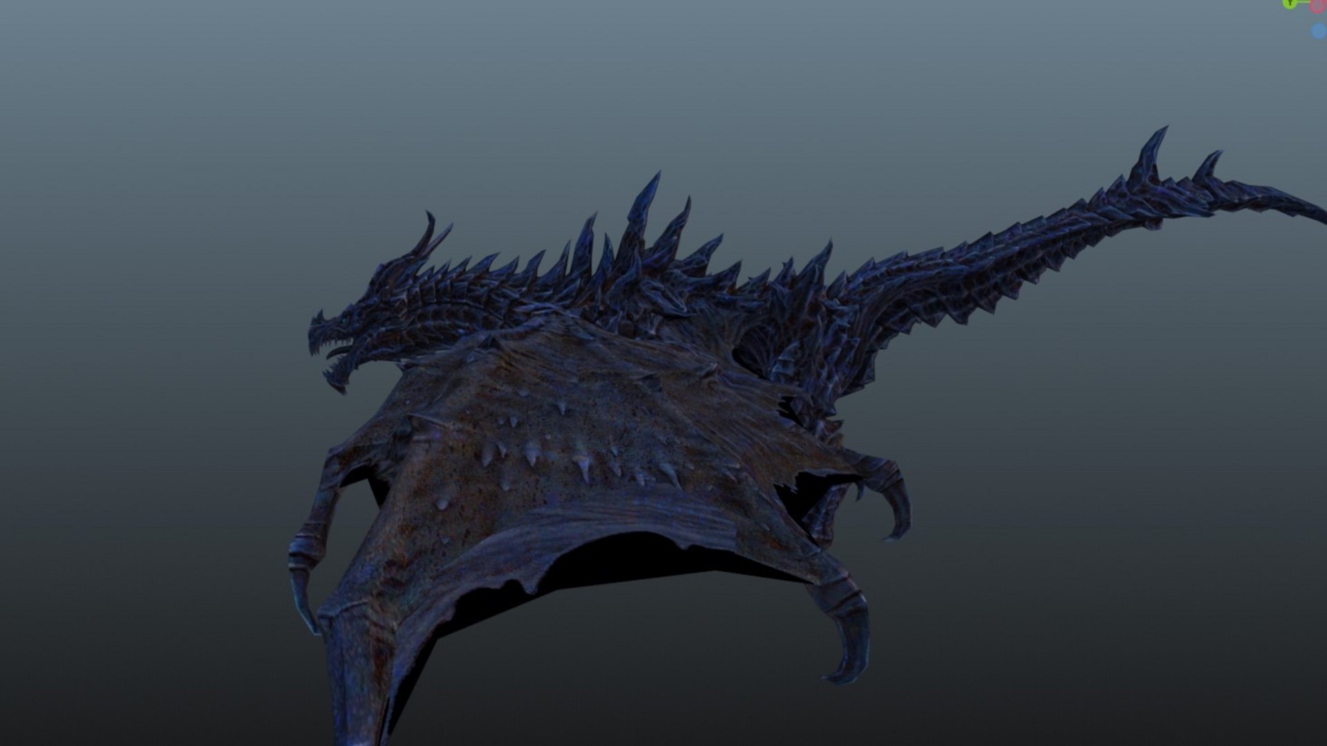 3D Blue Dragon - TurboSquid 1767106