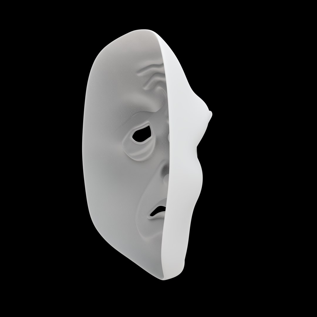 Confused Expression Mask 3D Print Model Model - TurboSquid 2485227
