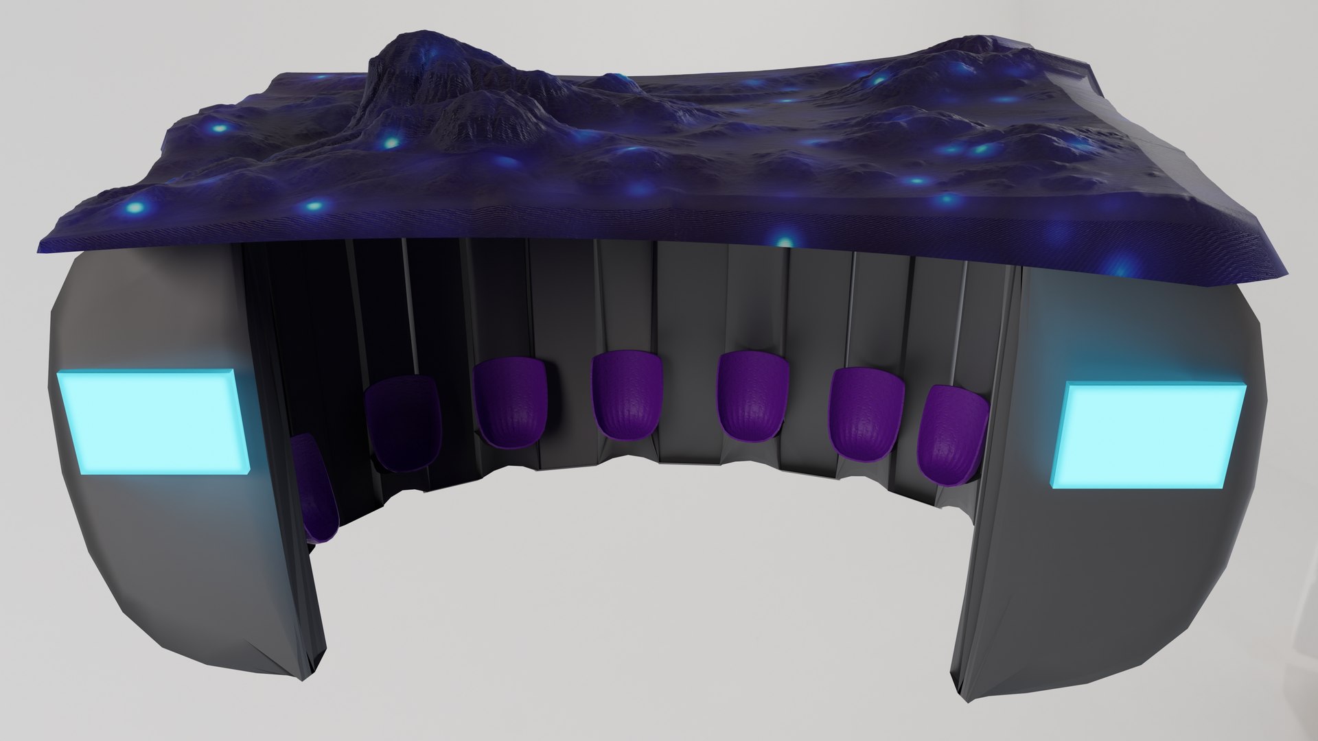 Space bus stop 3D - TurboSquid 1963855