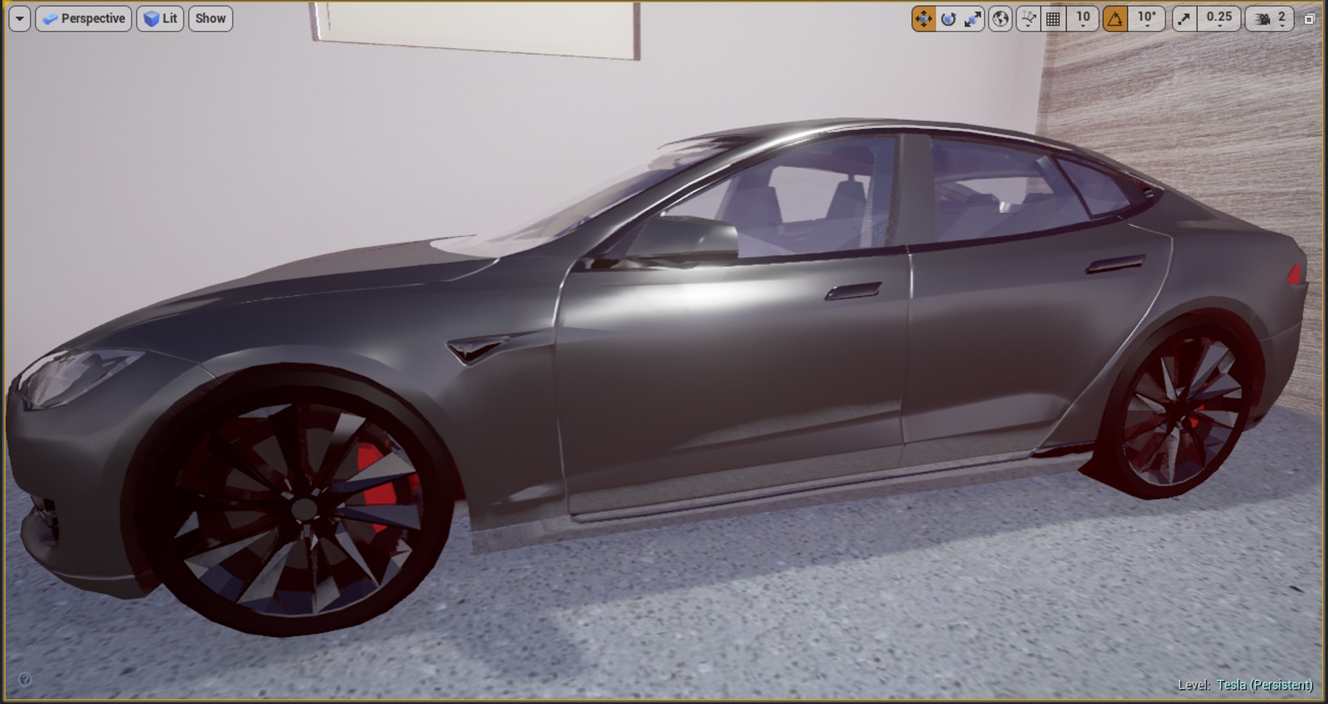 Polys Vr Ready Car 3d Model