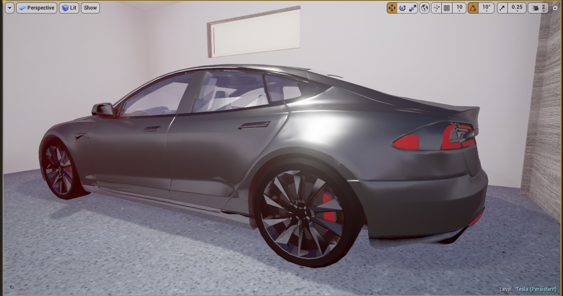 Polys Vr Ready Car 3d Model