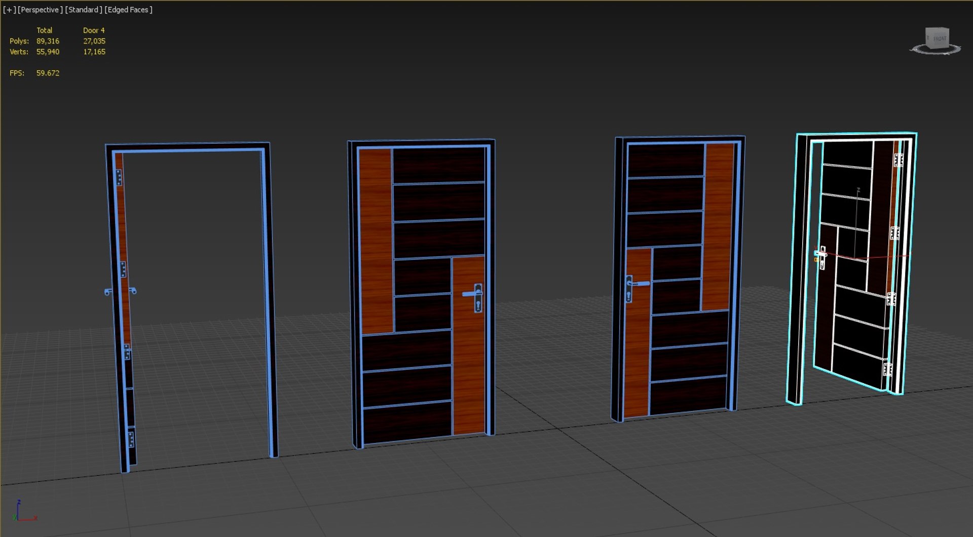 3D Door Design 40 Model - TurboSquid 2213654