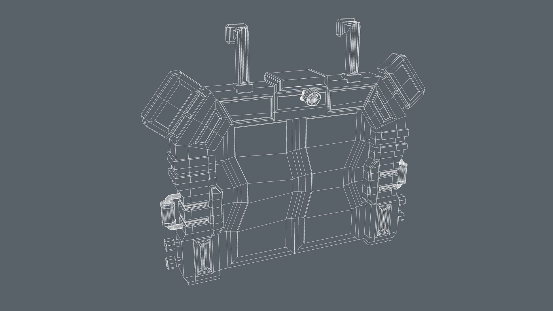 3D Sci Fi Door Model - TurboSquid 2379160